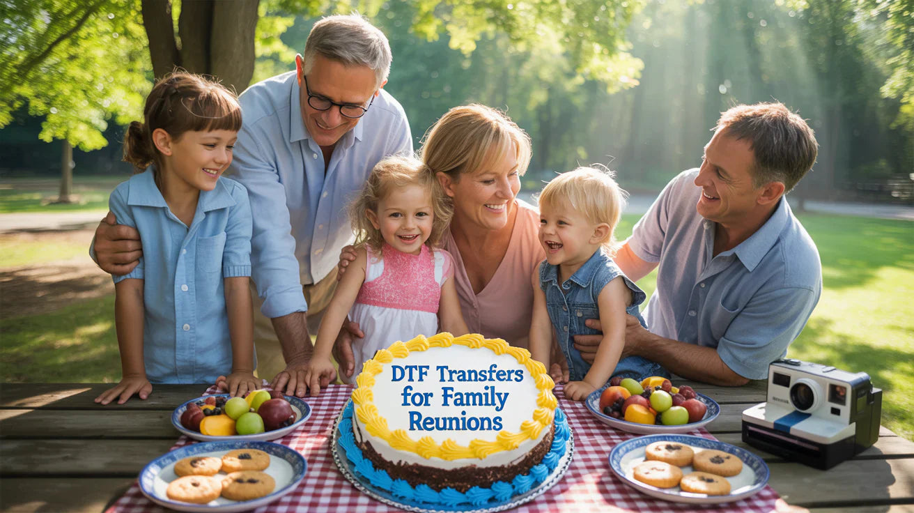 DTF Transfers for Family Reunions: Vibrant Custom Black Family Reunion ...